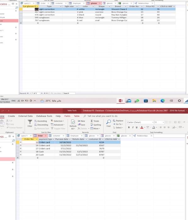 Solved Flased ee the database schema that is used in | Chegg.com