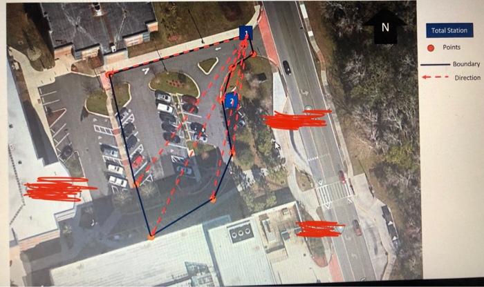 Sta From/To Angle Direction (Cor CC) Angle Adj. Angle | Chegg.com