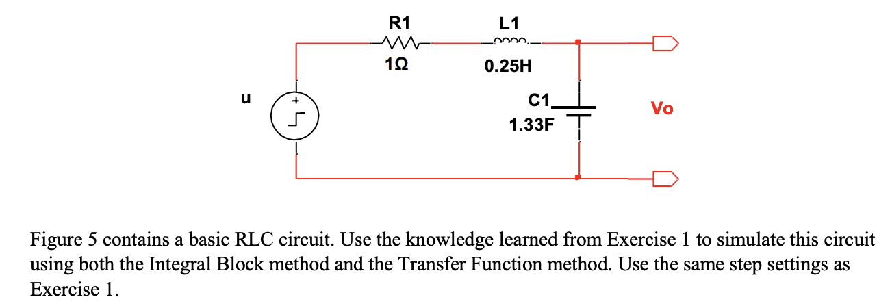 Figure 5 ﻿contains a basic RLC circuit. Use the | Chegg.com