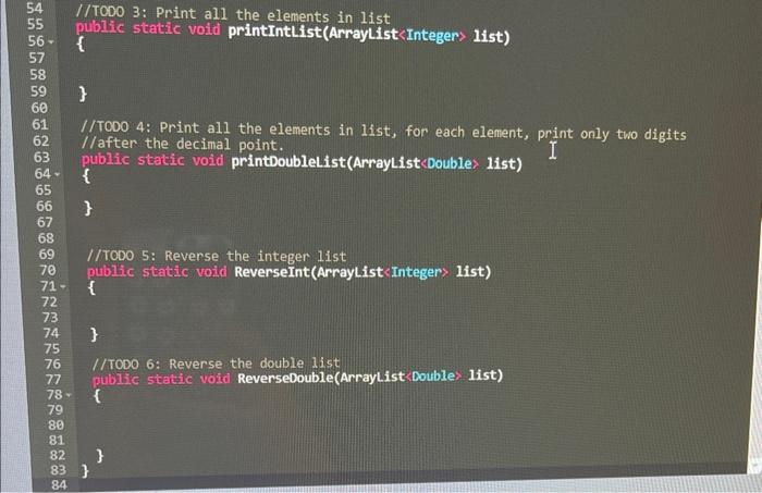 Solved 4. Java ArrayList Class [Bonus] 5 polnts | Chegg.com