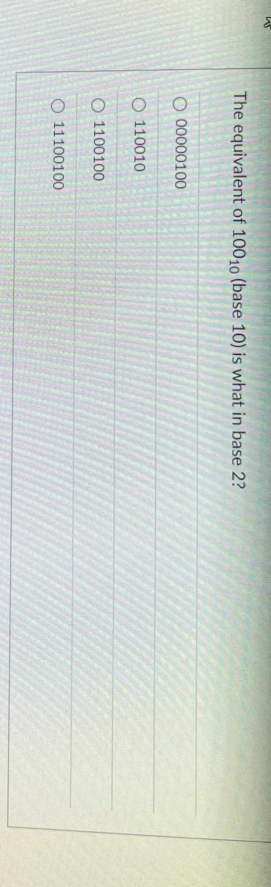 The equivalent of 10010 (base 10 ) ﻿is what in base | Chegg.com