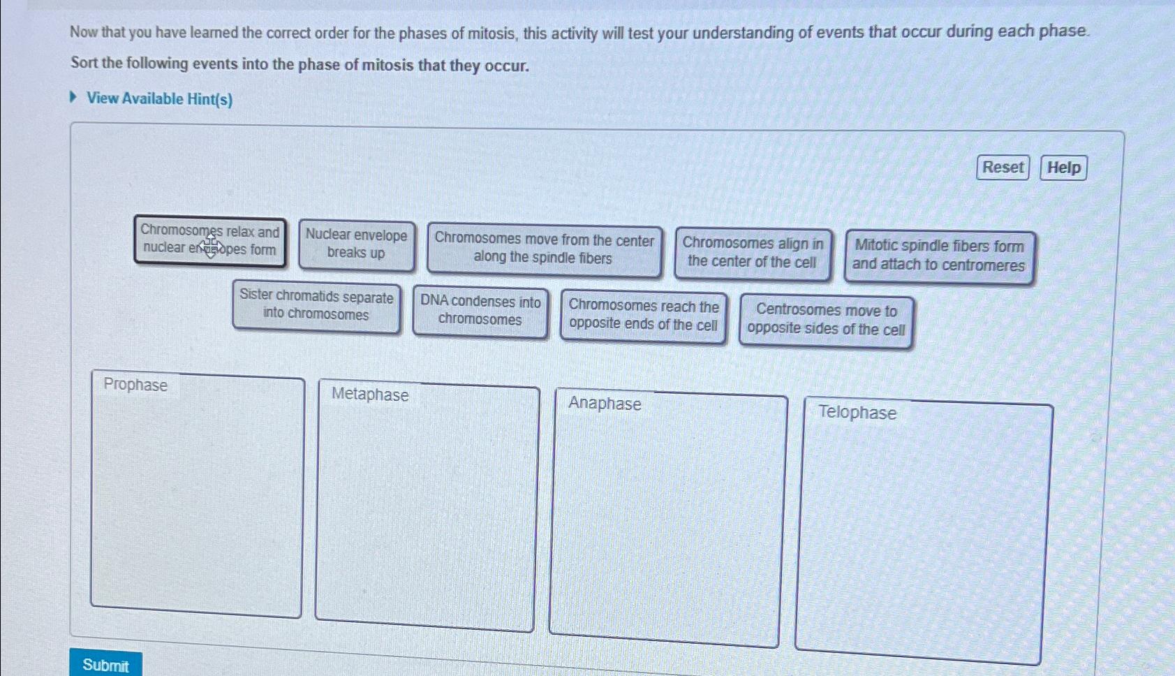 Solved Now that you have learned the correct order for the | Chegg.com