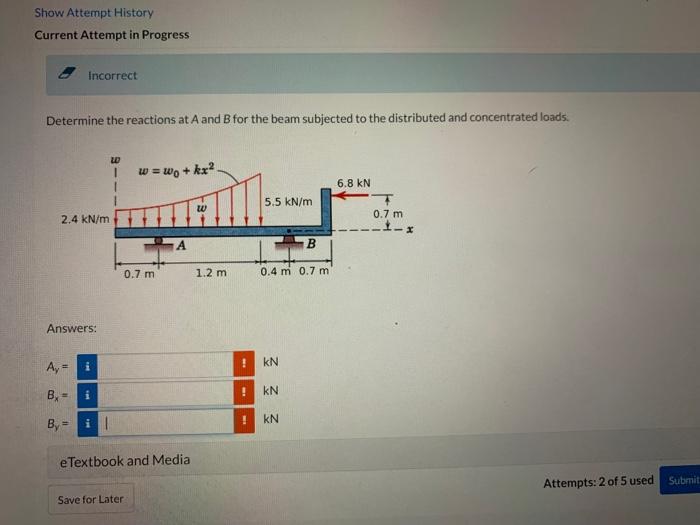 Solved Show Attempt History Current Attempt in Progress | Chegg.com
