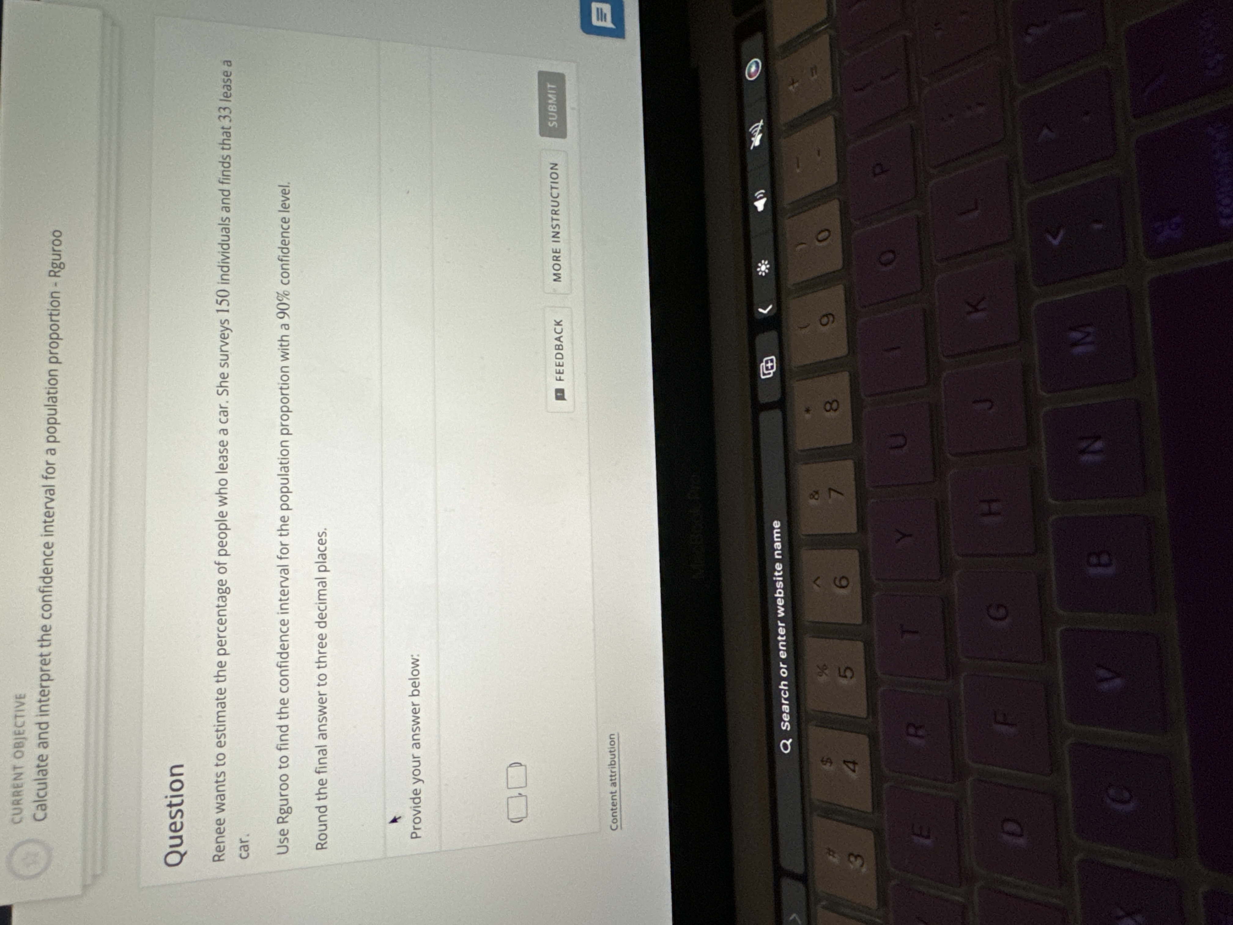 Solved Calculate and interpret the confidence interval for a | Chegg.com