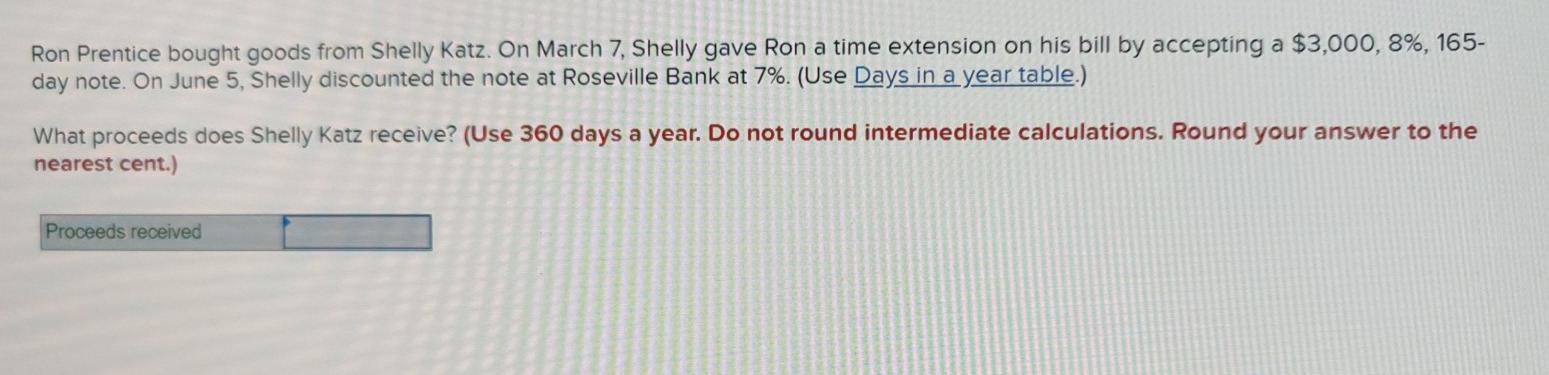 Solved Ron Prentice bought goods from Shelly Katz. On March | Chegg.com