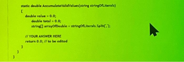 Solved C\# Method -- Count Odds Numbers in Int Array | Chegg.com