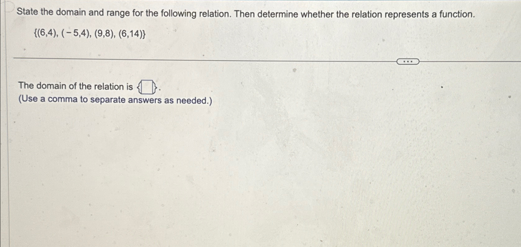 Solved State the domain and range for the following | Chegg.com