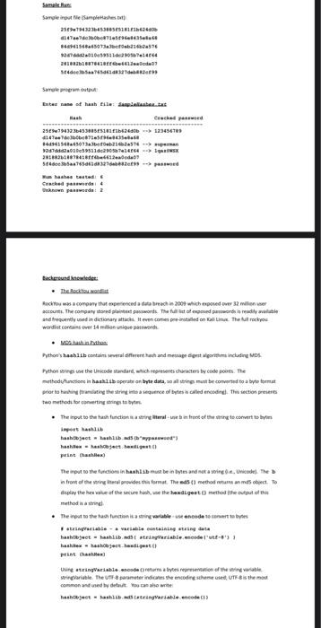 Objectives: Implement a dictionary brute force attack | Chegg.com