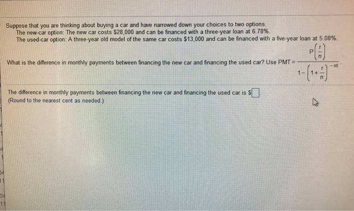 Solved Suppose that you are thinking about buying a car and | Chegg.com