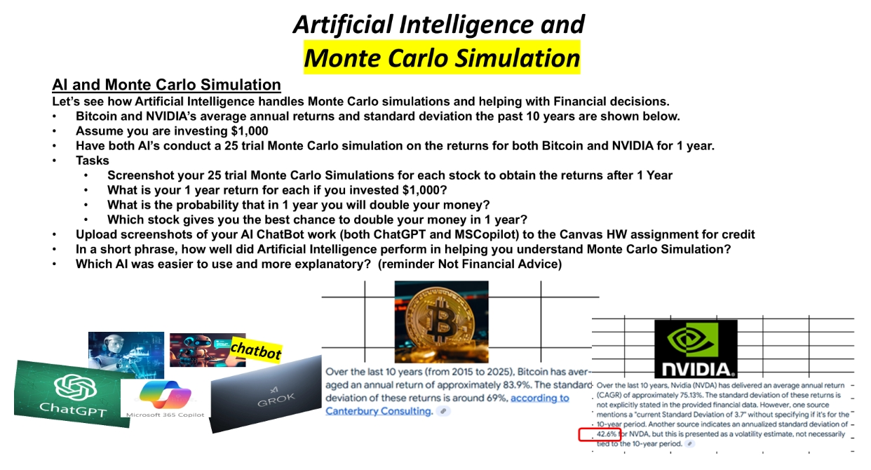 Solved Artificial Intelligence and Monte Carlo Simulation Al | Chegg.com