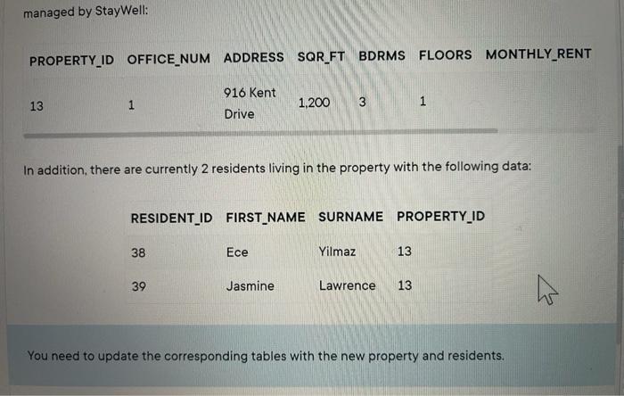 Solved Task 3: The StayWell development team started working | Chegg.com