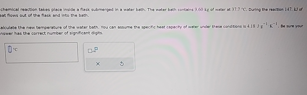 Solved chemical reaction takes place inside a flask | Chegg.com