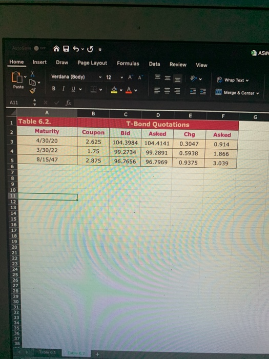 Solved ASI Home Insert Draw Page Layout Formulas Data Review | Chegg.com