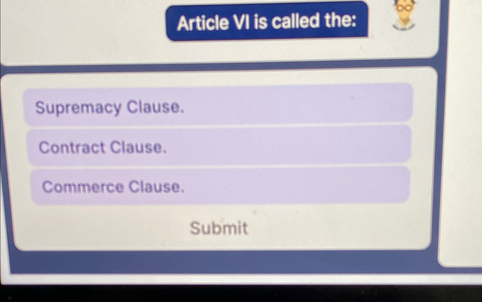 Solved Article VI ﻿is called the:Supremacy Clause.Contract | Chegg.com