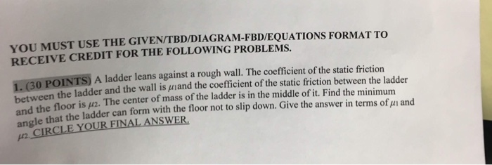 Solved solve this problem with diagrams. fulcrum/pivot point | Chegg.com