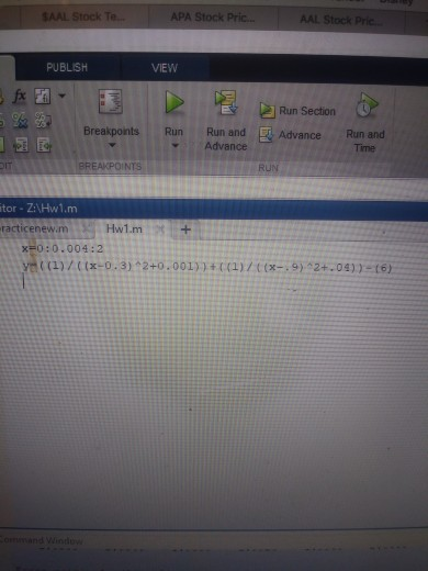 Solved SAAL Stock Te APA Stock Prie. AAL Stock Prie PUBLISH | Chegg.com
