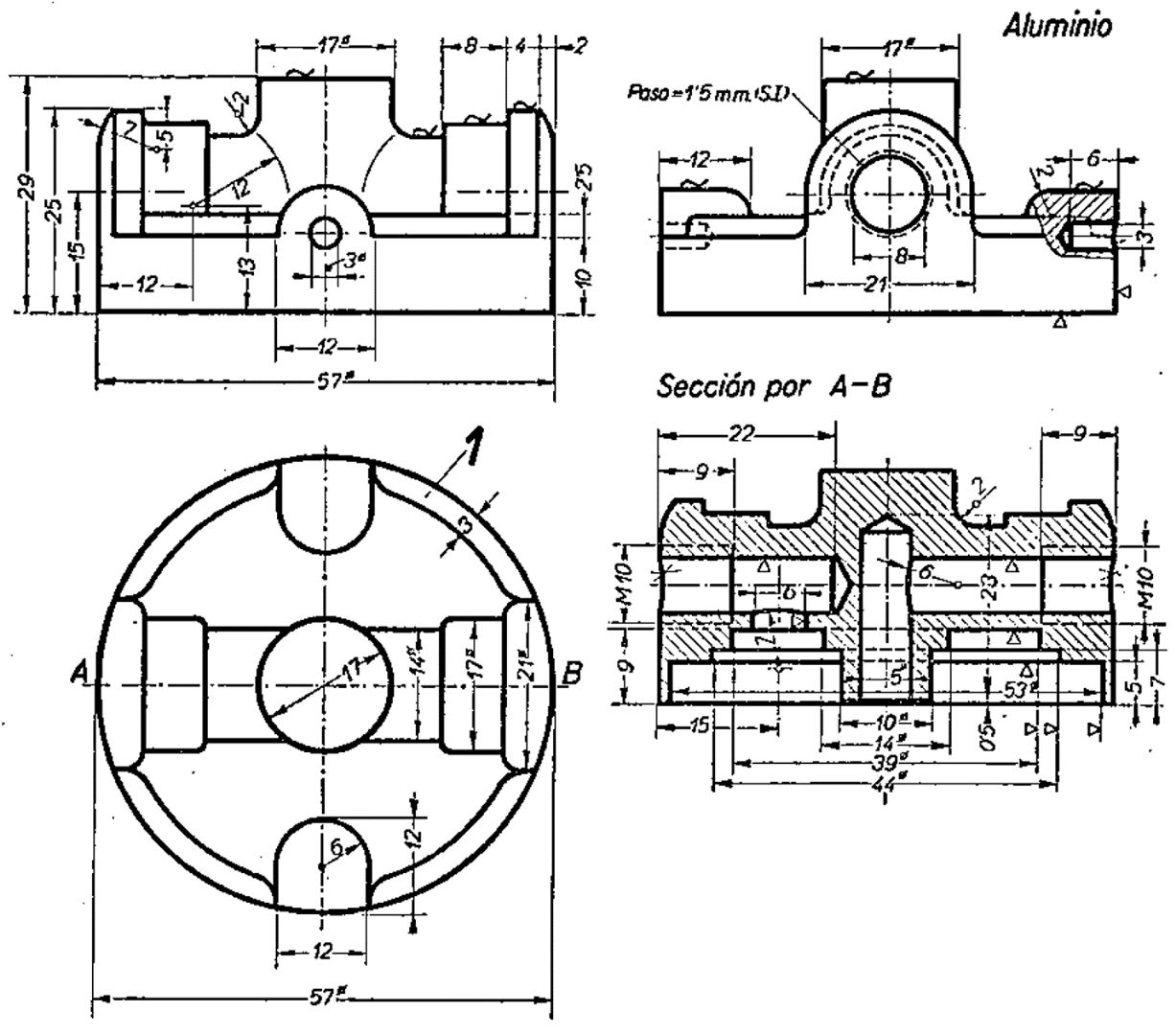 Solved In SolidWorks, create the following part (no drawing | Chegg.com