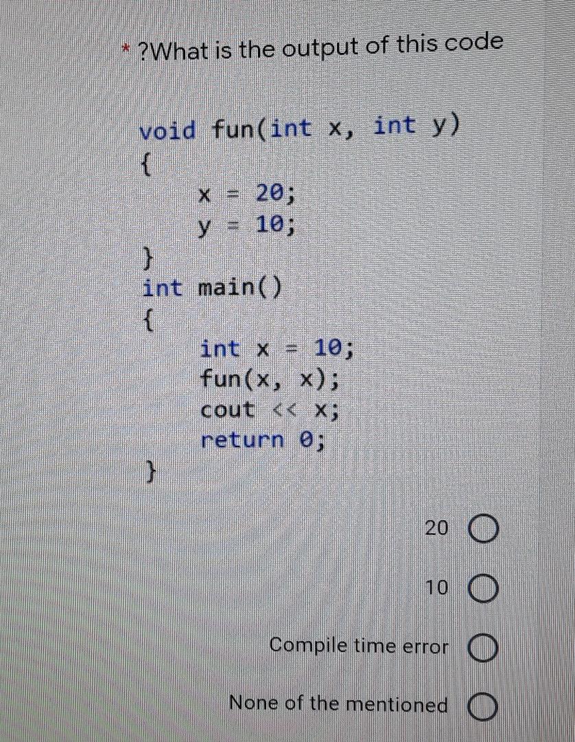 Solved The following program invokes p() three times. What | Chegg.com