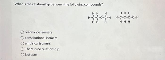 Solved What is the relationship between the following | Chegg.com