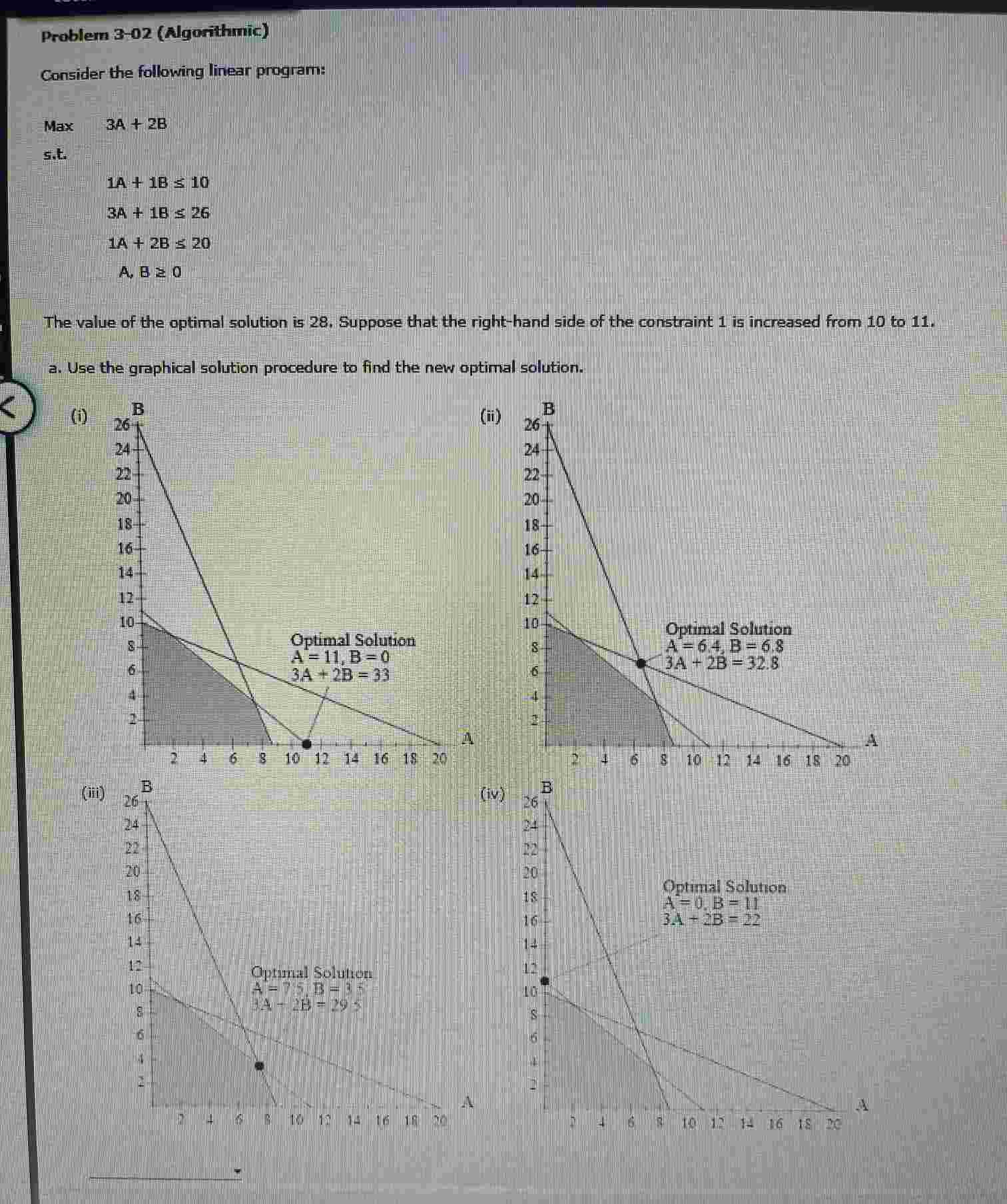 Solved Problem 3-02 (Algorithmic)Consider the following | Chegg.com