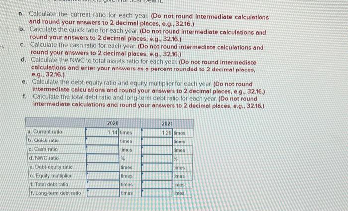 Solved Problem 3-17 Calculating Financial Ratios [LO2] Just | Chegg.com