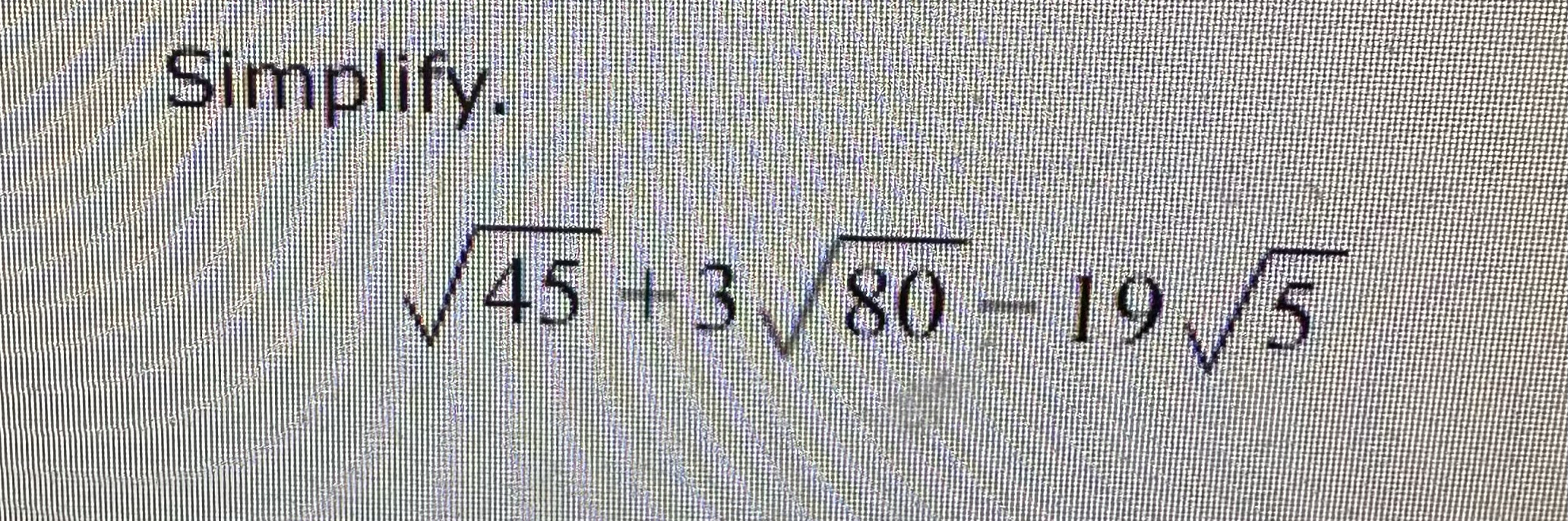Solved by an EXPERT Simplify.452+3802-1952 | Chegg.com