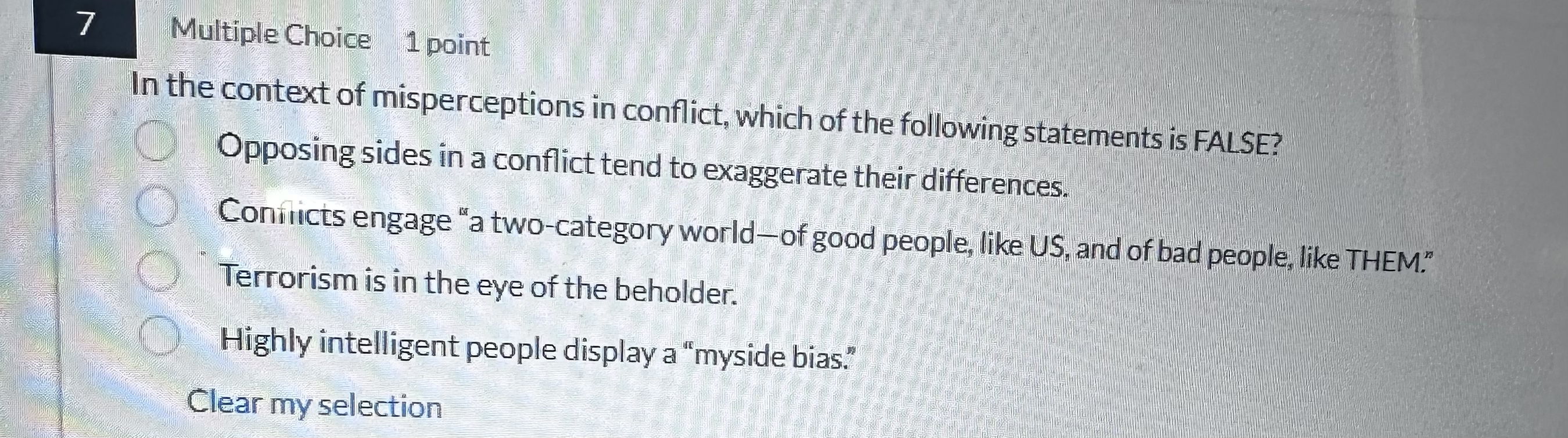High Quality SOLUTION 7Multiple Choice1 ﻿pointIn the context of | Chegg.com