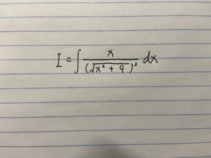 Solved Evaluate the integral using trig substitution. (The | Chegg.com
