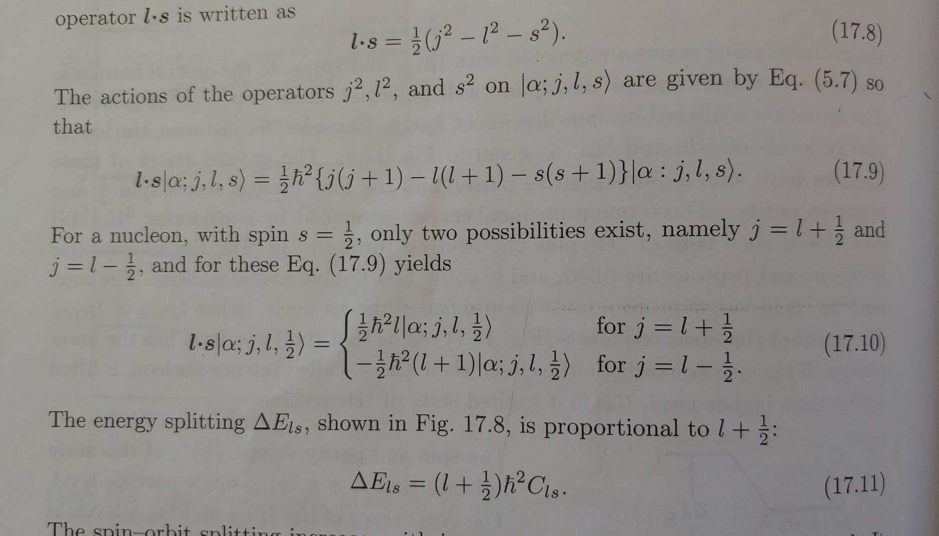 Solved Verify equation 17.10 (Nuclear Physics, from the book | Chegg.com