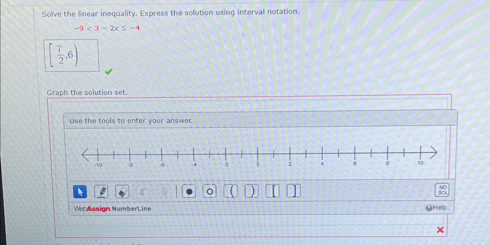 Solved Solve the linear inequality. Express the solution | Chegg.com
