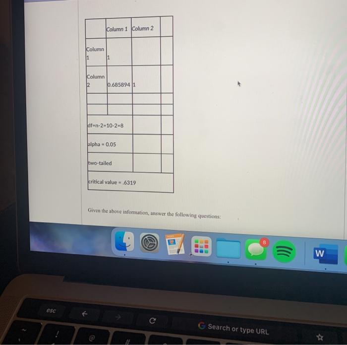 Solved Column 1 Column 2 Column 1 1 column Column 2 | Chegg.com