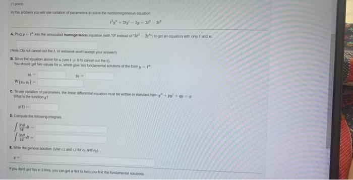 Solved t2y4+2ty2−2y=3t2−2t3 What is see treson g? D. Convike | Chegg.com