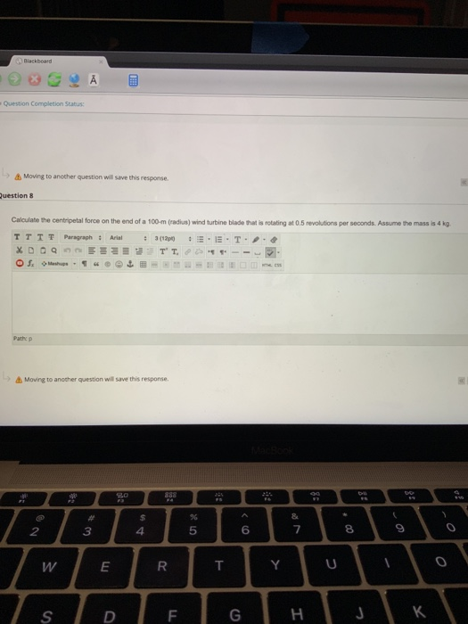 Solved Blackboard Question Completion Status: Moving to | Chegg.com