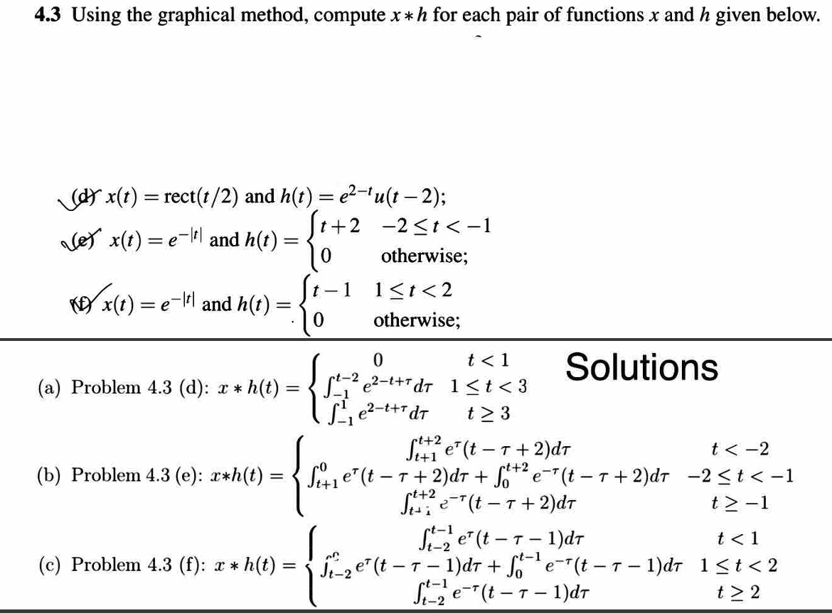 Solved 4.3 ﻿Using the graphical method, compute x**h ﻿for | Chegg.com