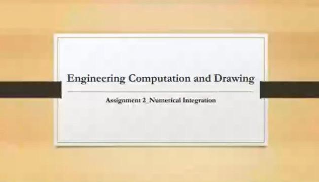 Solved Engineering Computation and Drawing Assignment | Chegg.com