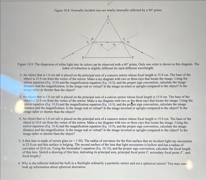 Solved Objective: - To use ray diagrams to investigate the | Chegg.com