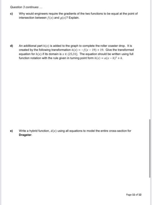 Solved Question 3 Below is a graph representing part of the | Chegg.com