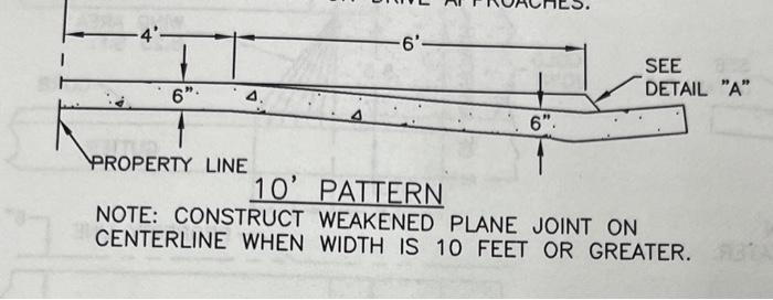 Solved NOTE: CONSTRUCT WEAKENED PLANE JOINT ON CENTERLINE | Chegg.com
