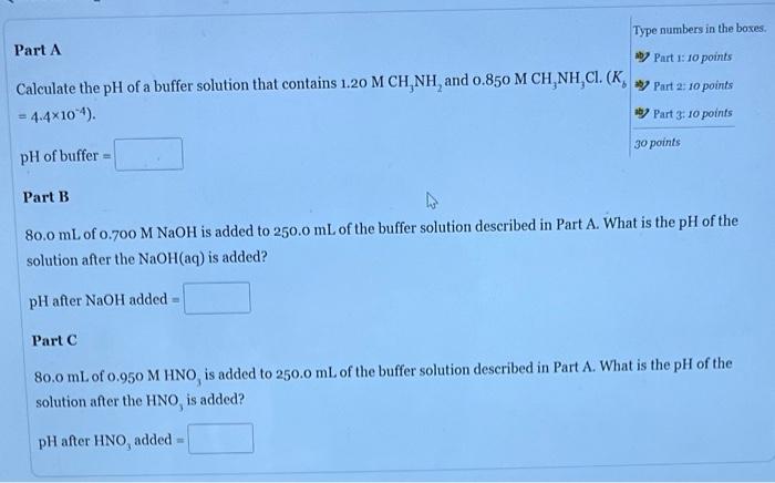 Solved Calculate the pH of a buffer solution that contains | Chegg.com