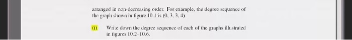 Solved arranged in non-decreasing order. For example, the | Chegg.com