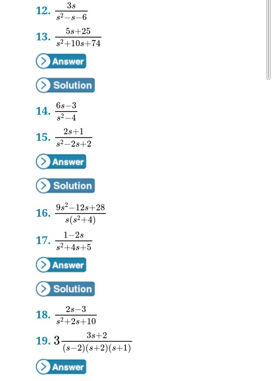 Solved In each of Problems 9 through 24, use the linearity | Chegg.com