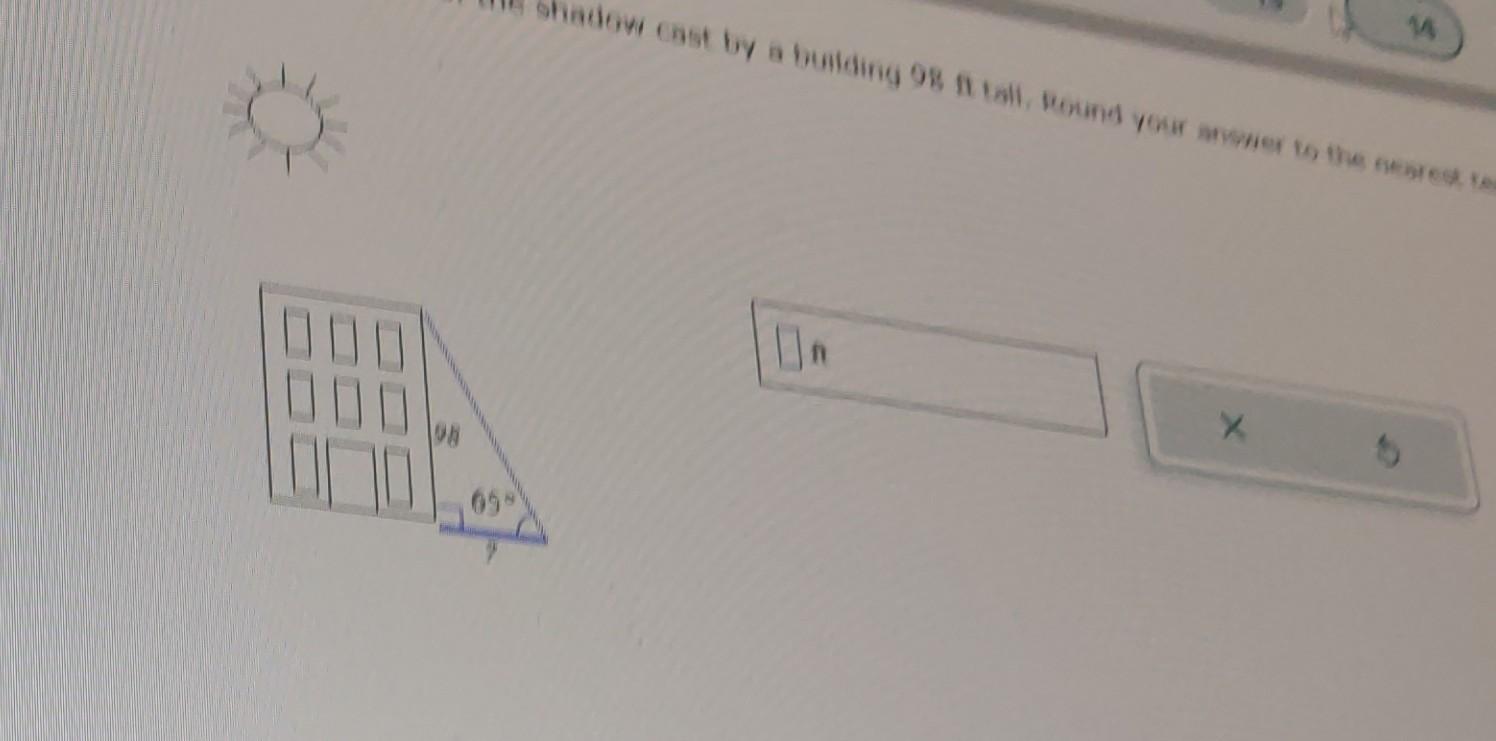 Solved URGENT PLEASE please If the sun is 65 degrees | Chegg.com