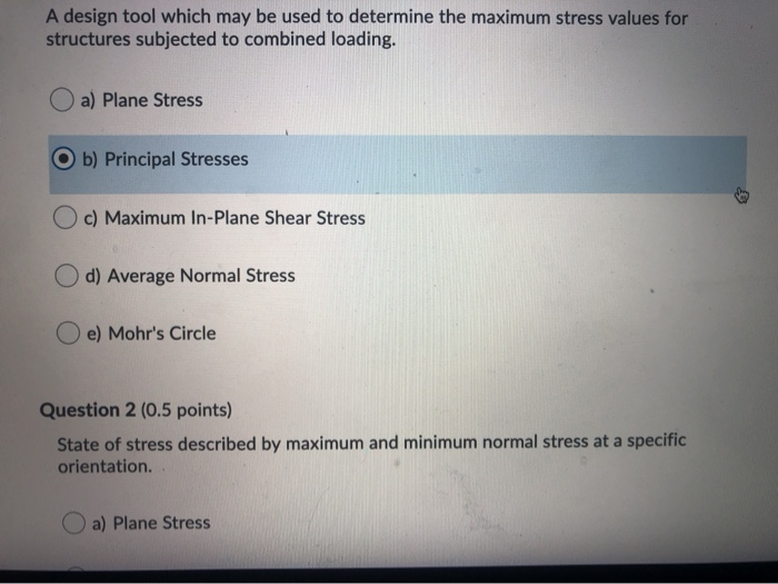 Solved A design tool which may be used to determine the | Chegg.com