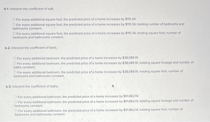 Solved A realtor in a suburb outside of Chicago is analyzing | Chegg.com