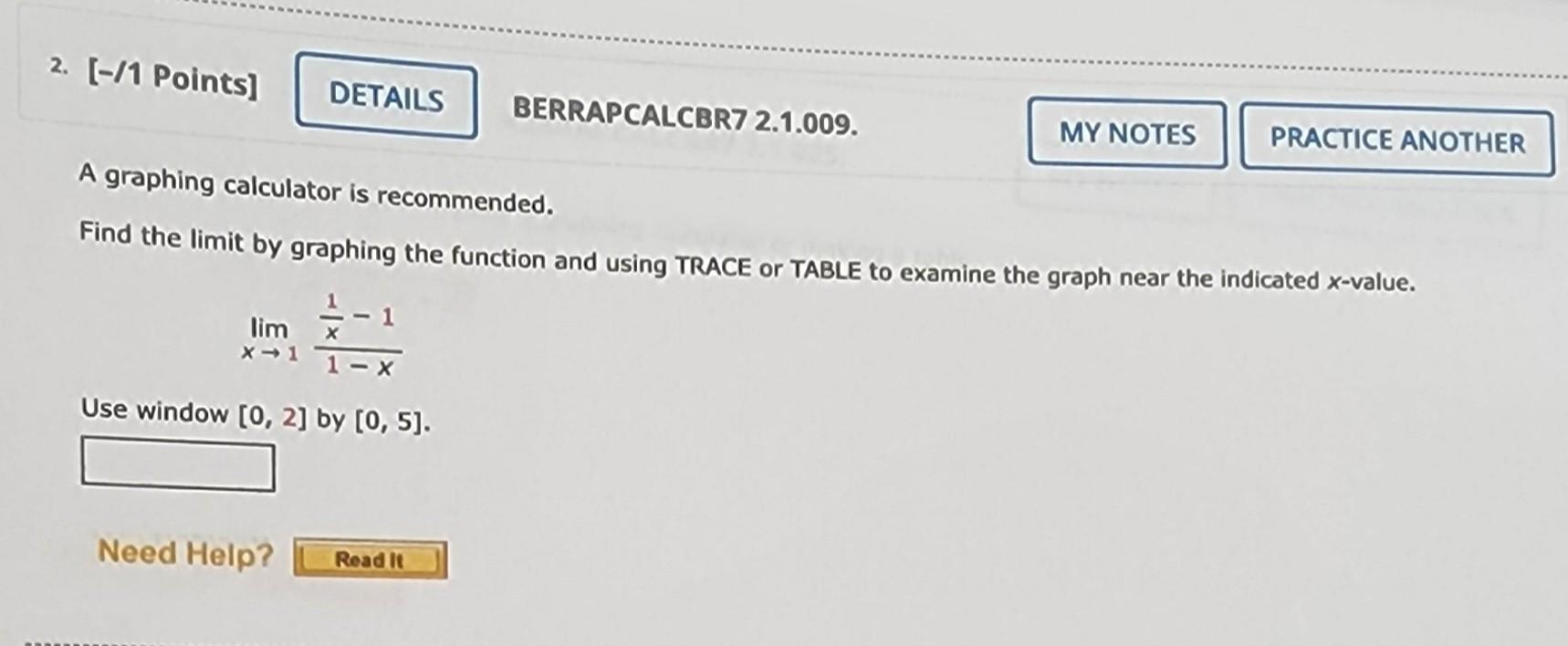 Solved A graphing calculator is recommended. Find the limit | Chegg.com