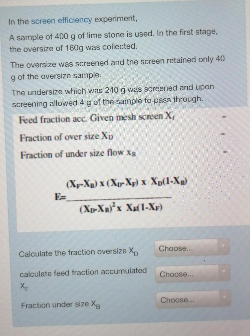 Solved In the screen efficiency experiment, A sample of 400 | Chegg.com