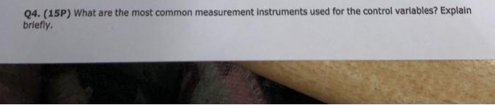 Solved Q4. (15P) What are the most common measurement | Chegg.com
