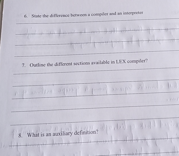 Solved State the difference between a compiler and an | Chegg.com