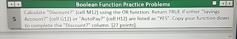 Solved Boolean Function Practice Problemscalculate 