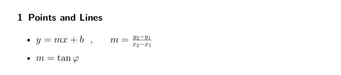 Solved Exercise 1 Given the line y=−x+1 and the points | Chegg.com
